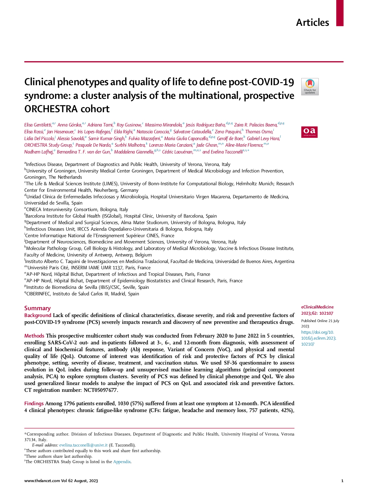 Exploring post-SEPSIS and post-COVID-19 syndromes: crossovers from ...